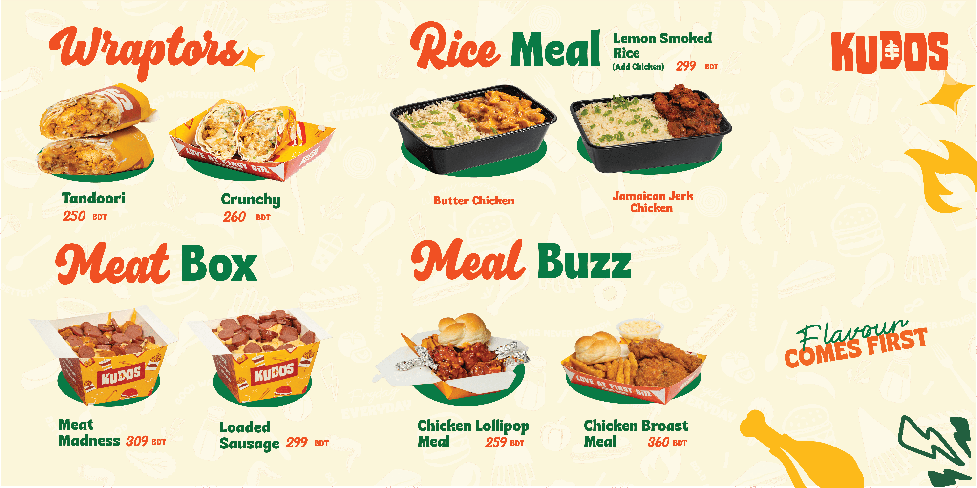 Menu - KUDOS